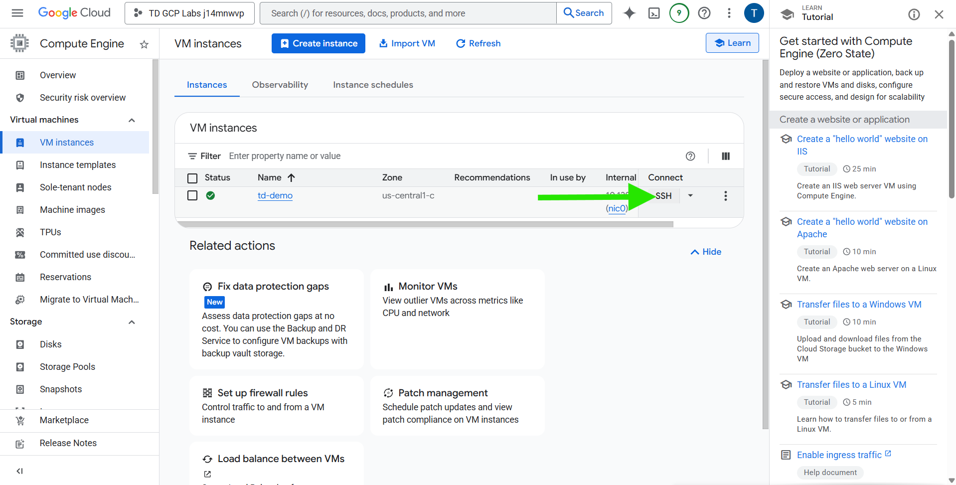 Guided Lab: Vertically Scaling a VM Instance - Tutorials Dojo